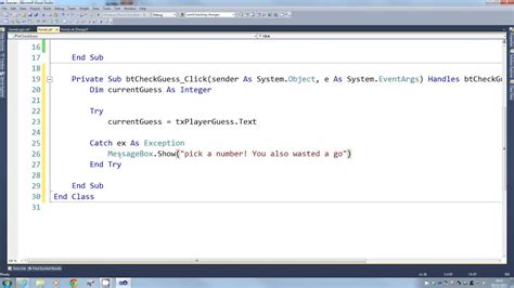Creating A Simple Guessing Game Youtube