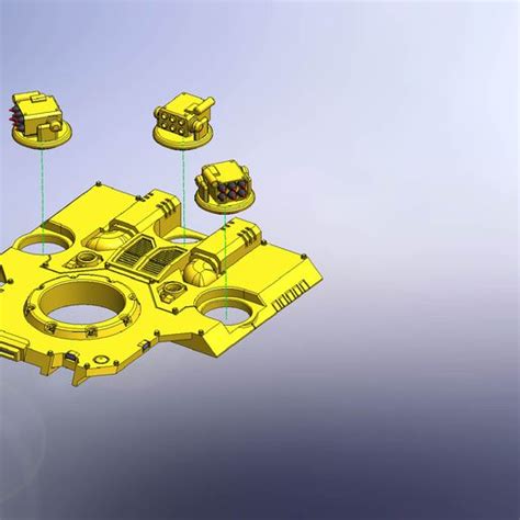 🦏 Roof For Tracked Repulsor 28mm・ Stl File For ・cults