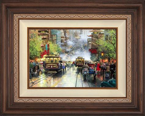 San Francisco California Street Thomas Kinkade Gallery Of Murfreesboro