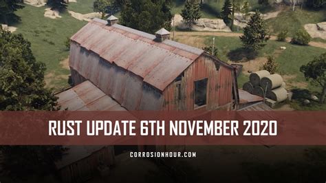 RUST Update 6th November 2020 RUST Updates