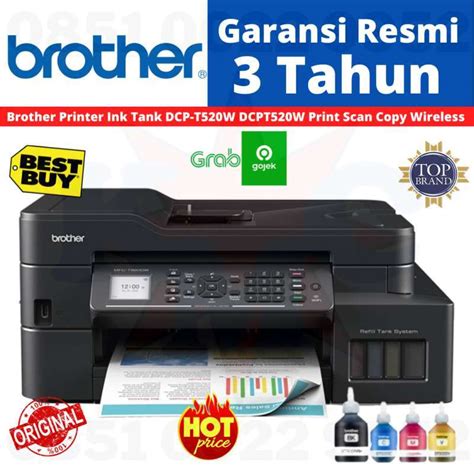 Promo Brother Printer Ink Tank Dcp T W Dcpt W Print Scan Copy Wireless Diskon Di Seller