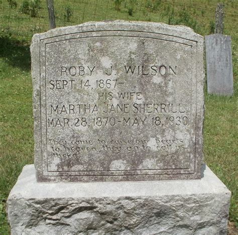 Roby James Wilson 1867 1942 Memorial Find A Grave