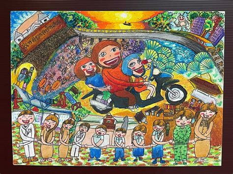 วาดภาพระบายสี 🎉 เทศบาลเมืองบ้านสวน จังหวัดชลบุรี