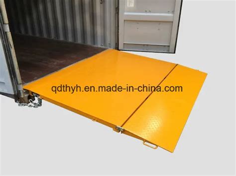 Custom Mobile Container Unloading Ramp Forklift Loading Ramps Container Ramp And Forklift