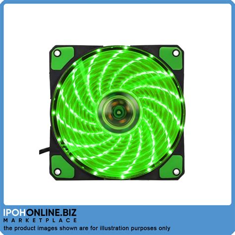 LED CPU Fan Cm Green Blue