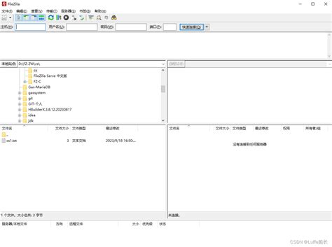 使用filezilla连接本地和服务器进行文件传输 filezilla server interface csdn博客
