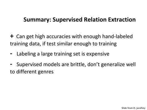 Ppt Information Extraction Lecture 7 Relation Extraction Powerpoint Presentation Id 5720245