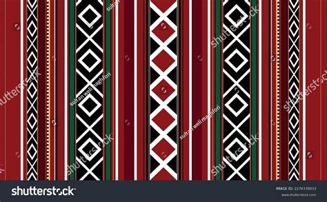 Saudi Arabia Culture Pattern Illustration Traditional Stock Vector