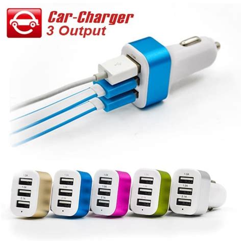 Jual Adapter Colokan Usb Lubang Usb Mobil Cas Car Charger Hp Android Iphone Slot Indonesia