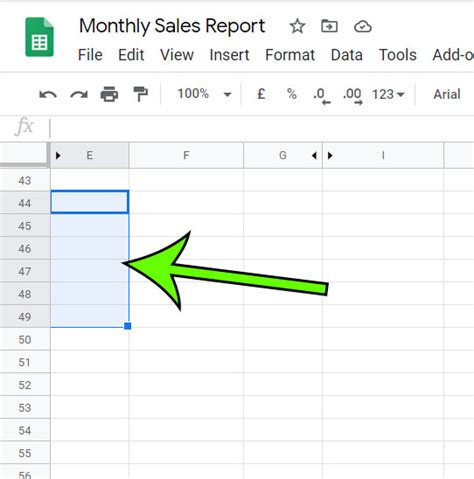 How To Merge Cells Vertically In Google Sheets