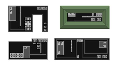 위에서 평면도 건물의 집합입니다 현실적인 현대 주택에 고립 된 흰색 배경 도시 경관 요소입니다 간단한 만화 도시 풍경입니다 평면 스타일 벡터 일러스트입니다 위에에 대한 스톡