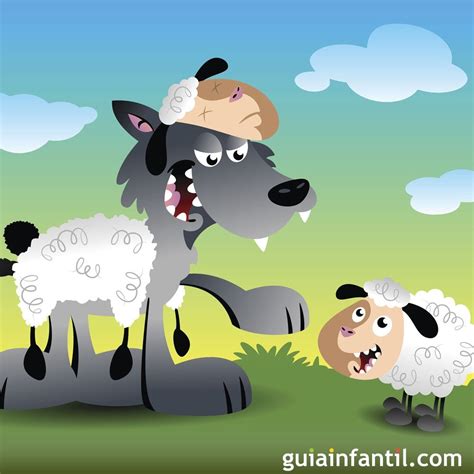 El Lobo Con Piel De Oveja Fábula De Esopo Para Niños