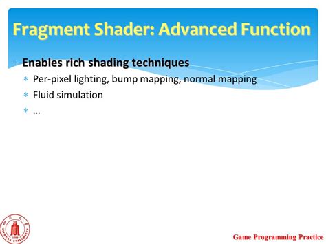 gpu programming yanci zhang game programming practice ppt download