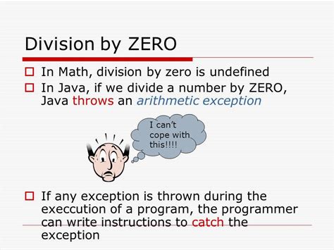arithmetic exception divide by zero java at cristal lawrence blog