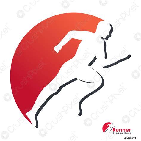 Running Man Vector Symbol Stock Vector 5428921 Crushpixel