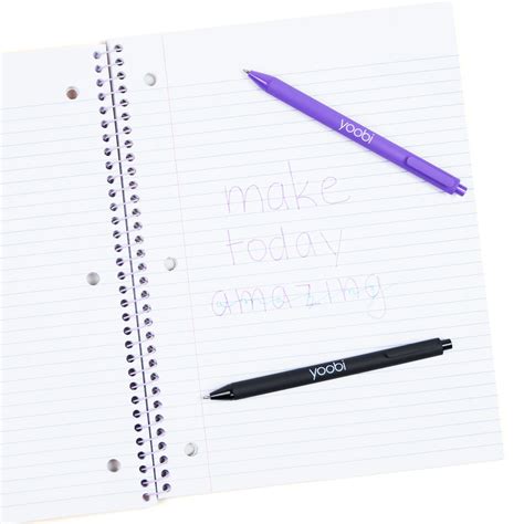 Yoobi Spiral College Ruled 1 Subject Notebook Pastel Gingham