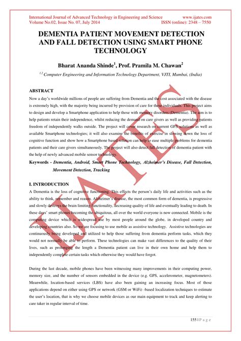 Pdf Dementia Patient Movement Detection And Fall Detection Using Smart Phone Technology