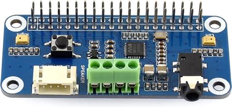 Waveshare Wm8960 Hi Fi Sound Card Hat Stereo Codec Playing And Recording I2s