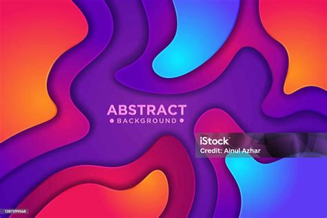 3d 스타일로 추상적인 물결 모양의 다채로운 배경 현대 액체 배경 핑크 퍼플 블루 오렌지 색이 혼합된 추상적인 질감의 배경 Eps10 벡터 일러스트레이션 3차원 형태에 대한