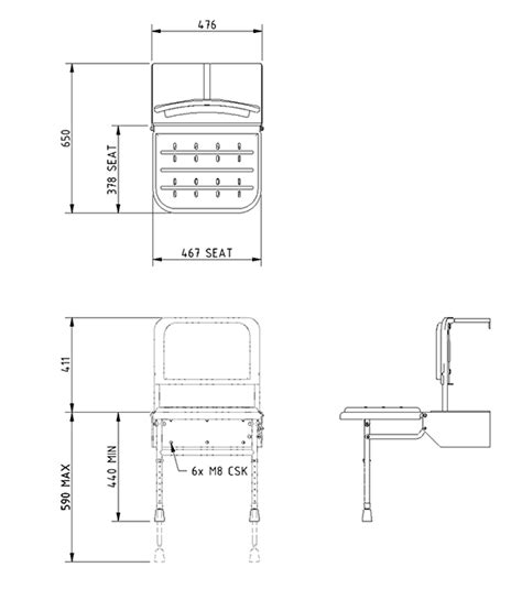 Commercial Doc M Dda Shower Pack With Concealed Shower Valves Polished Stainless Steel