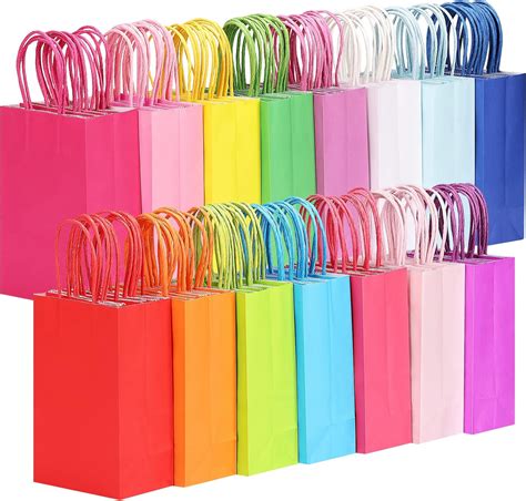 Moretoes 90 Bolsas De Regalo De Fiesta 15 Colores Pequeñas Bolsas De