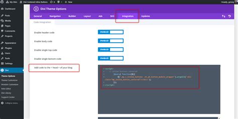 Divi Centered Inline Buttons