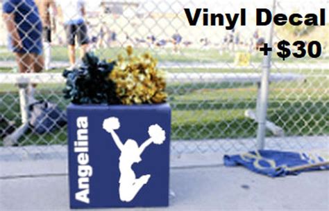Varsity Cheer Boxes School Box Collapsible Wood Stand Sports High