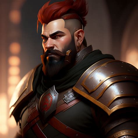 Red Headed Dwarf Man