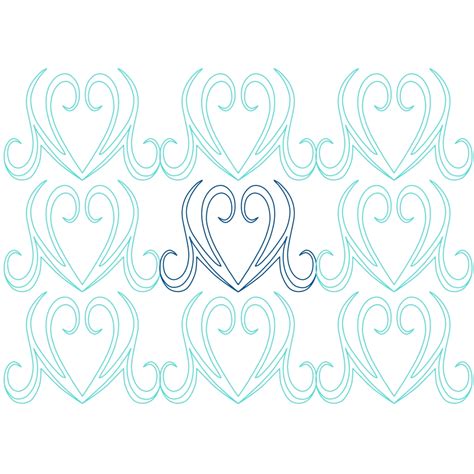 Decorative Heart Scrolls