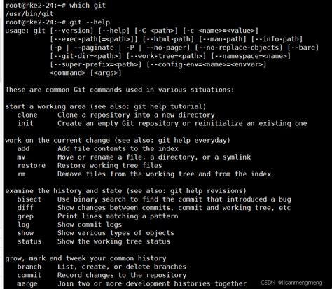 Git 命令简单介绍和使用案例 Csdn博客