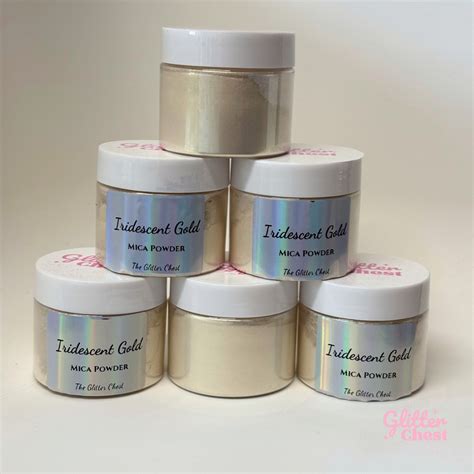 Iridescent Gold Mica Powder 20g The Glitter Chest