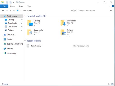 disable and prevent frequent folders from automatic show up in windows 10 quick access tech journey
