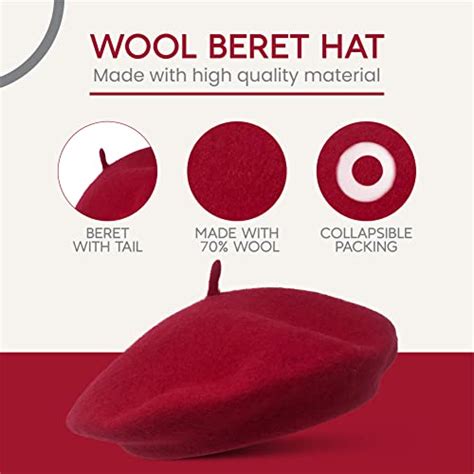 Chapeau Tribe Classic Stretchable Wool French Beret Allearsnet