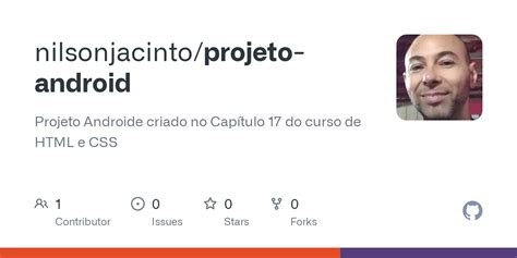 Github Nilsonjacintoprojeto Android Projeto Androide Criado No