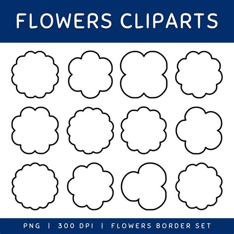 Free Clip Template Flower Download Free Clip Template Flower Png