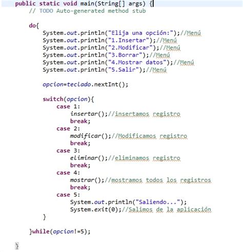programacion orientada a objetos jdbc conexión a bases de datos mysql