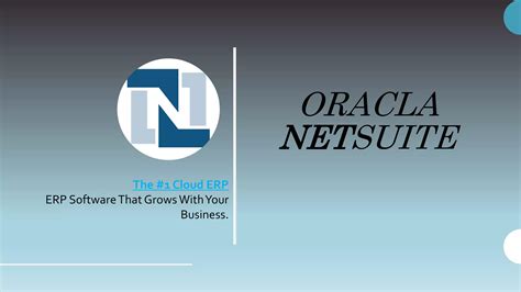 Oracle Netsuite Cloud Enterprise Resource Planning System Pptx
