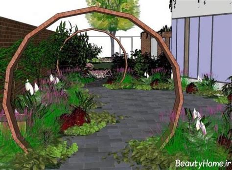 طراحی باغچه ویلا با انواع ایده های جدید و متفاوت دکوراسیون داخلی