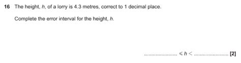 Gcse 9 1 Maths Error Intervals Past Paper Questions Pi Academy