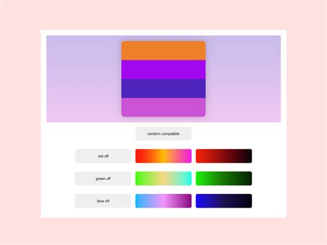 Color Palette Generator From Hex Code — Codehim
