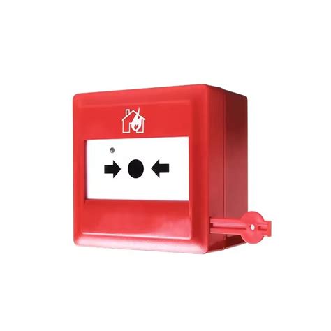 LPCB Approved Intelligent Addressable Fire Alarm Manual Call Point Red Smoke Detector And Heat