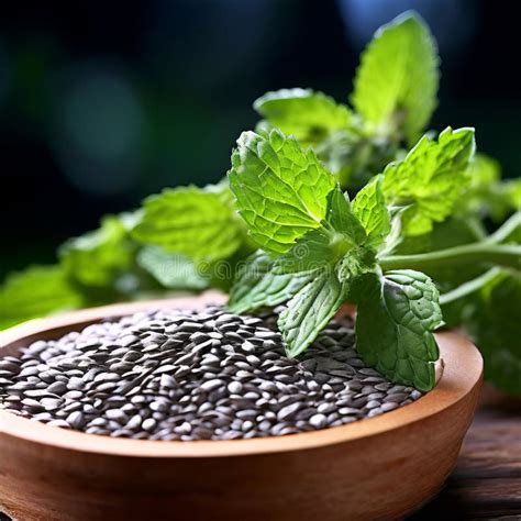 Chia Seeds Chia Seeds Are Small Round Seeds That Come From Te S Stock Illustration