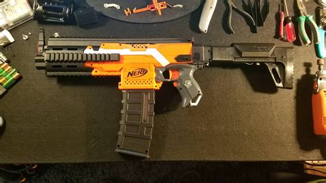 Added A 3 Mode Fire Select Kit To My Stryfe Nerf