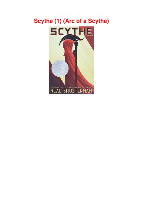 PPT PDF READ Scythe Arc Of A Scythe PowerPoint Presentation Free Download ID