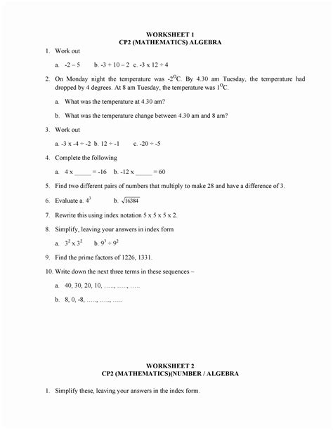 50 Arithmetic Sequences Worksheet Answers Chessmuseum Template Library