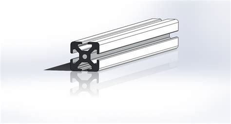 T型槽铝型材t型槽11 40、t型槽11 80、t型槽11 100solidworks 2018模型图纸下载 懒石网