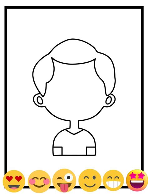 Boy Face Template Printable At Robert Lindsay Blog