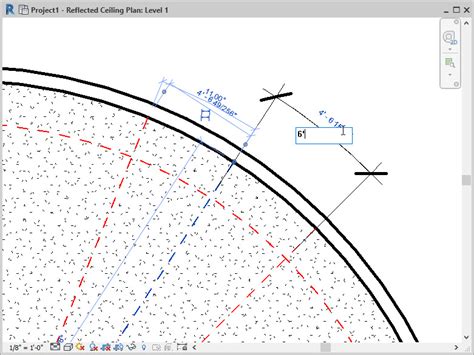 Dimensioning A Curved Wall