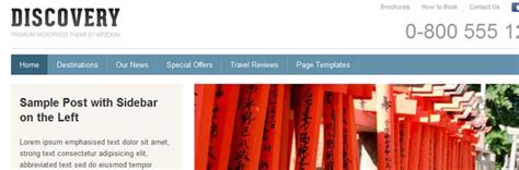 split a wordpress theme with split scrolling effects from themify