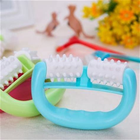 1pc Blue D Type Fat Control Roller Massager Cellul Vicedeal